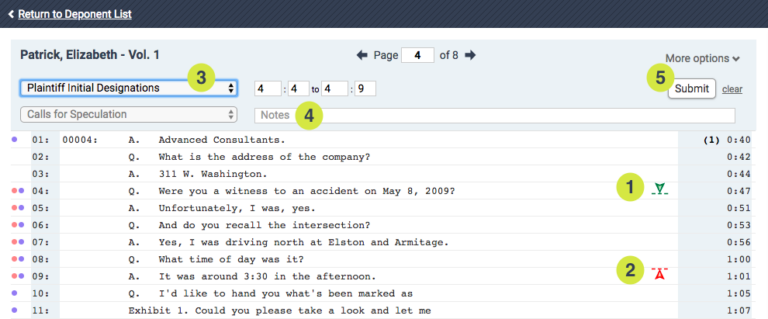 Deposition Designations: 5 Tips for Attorneys