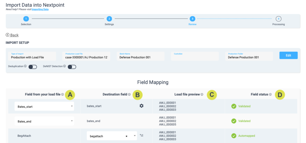 Load File Mapper Makes Importing Data Even Easier - Nextpoint
